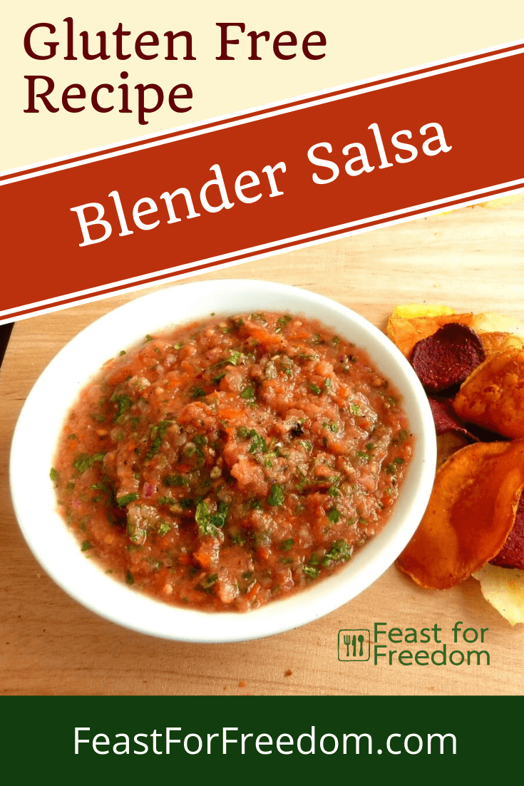 Blender Salsa - Sauces - Recipes - Feast for Freedom